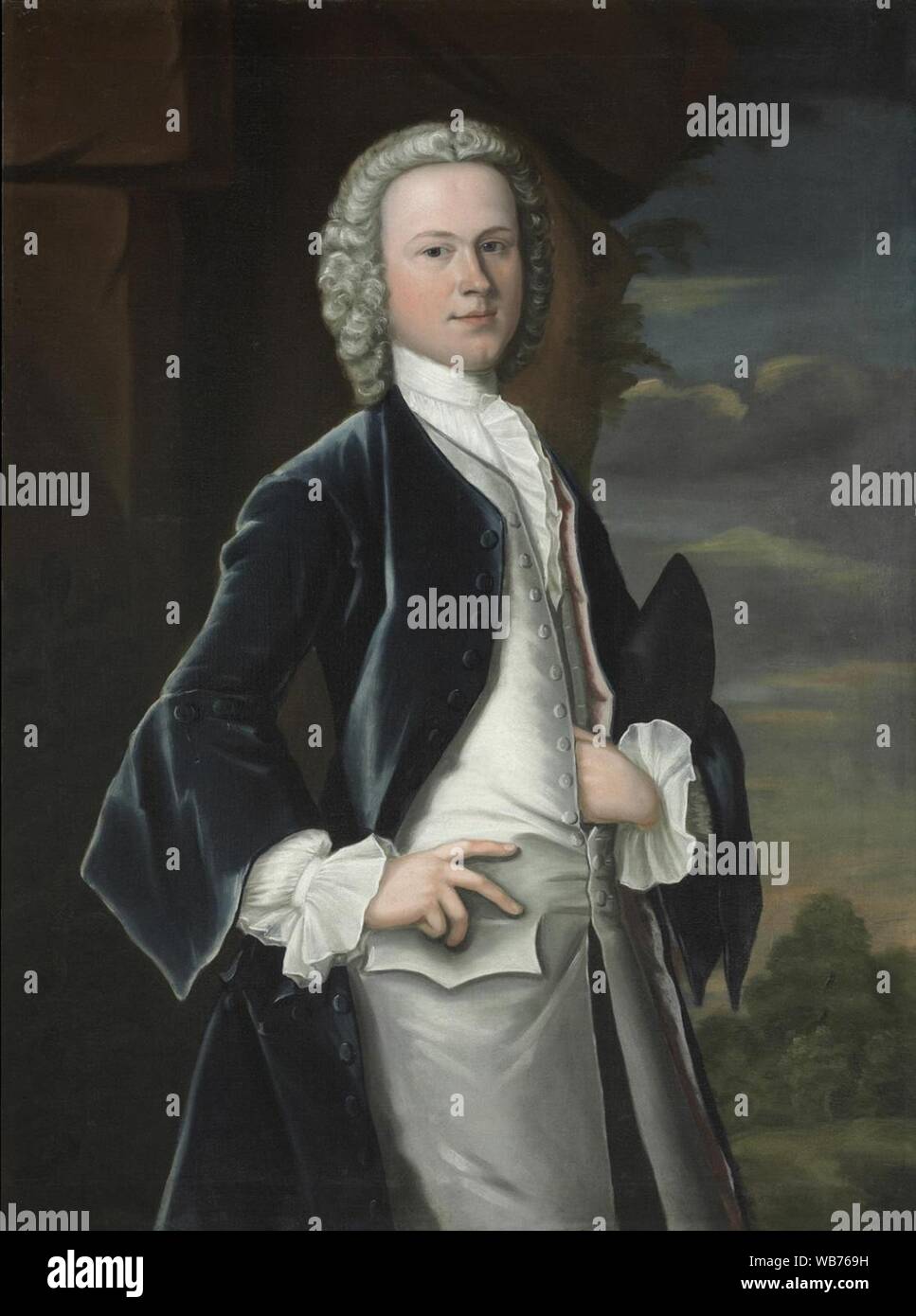 Edward Shippen IV Robert Feke Stock Photo - Alamy