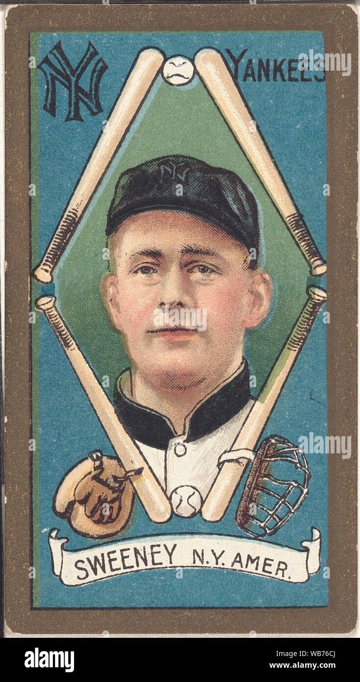 Edward Sweeney, New York Yankees, baseball card portrait Stock Photo ...