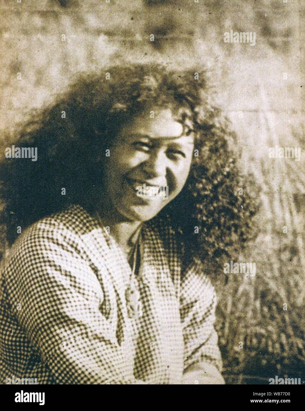 Edward William Payton - Study of a Maori woman Stock Photo - Alamy