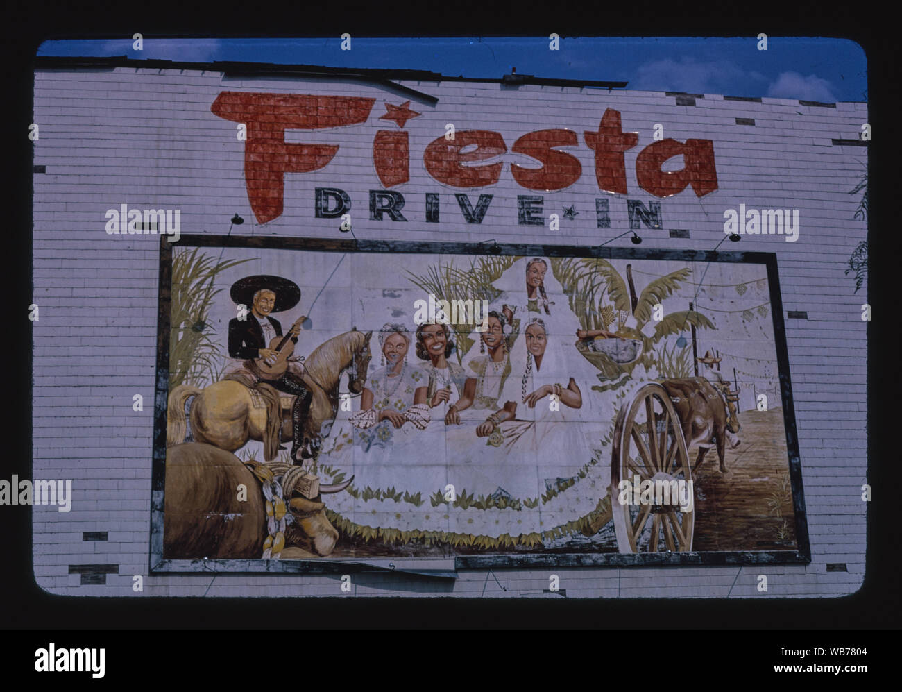 Fiesta Drive-in Theater, Route 59, Laredo, Texas Stock Photo - Alamy