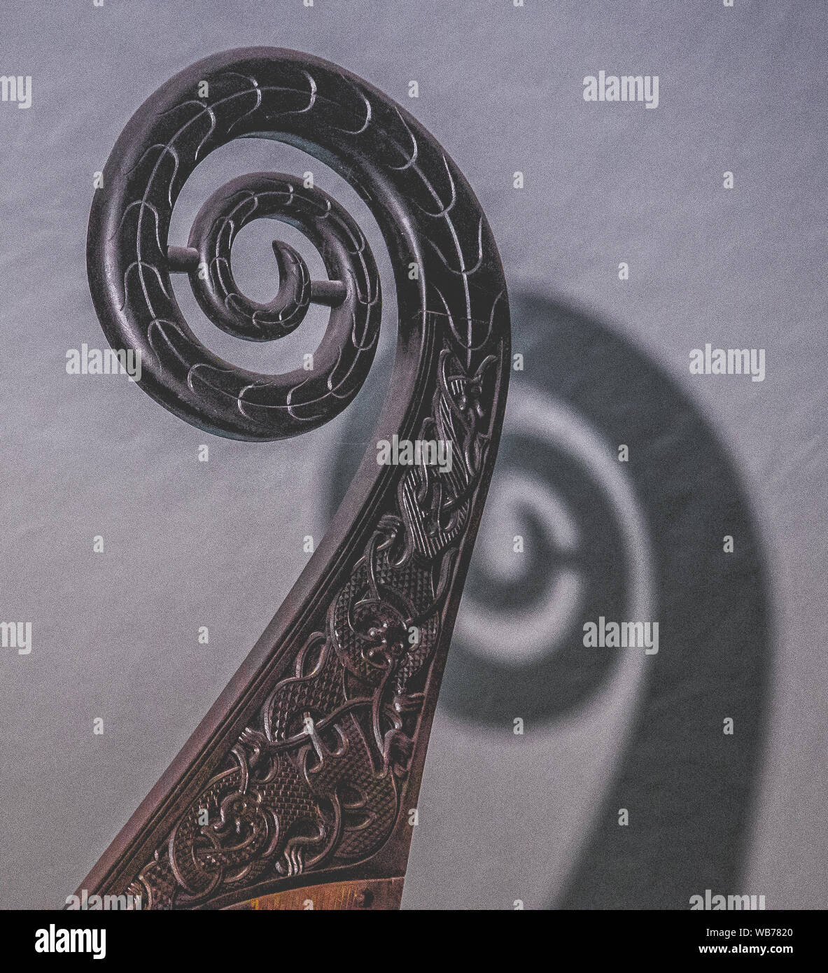 Oslo viking wooden ship museum in Norway Stock Photo - Alamy