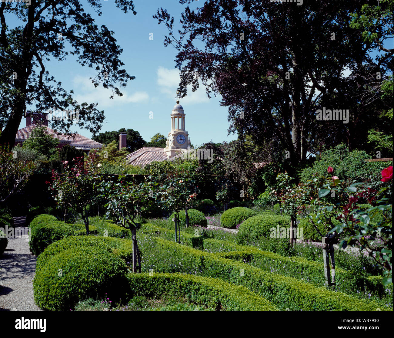 Filoli, a Georgian Revival mansion in Woodside, California Stock Photo ...