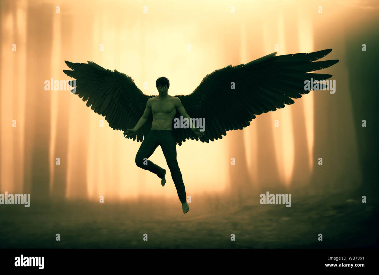 3d surreal angel hi-res stock photography and images - Alamy