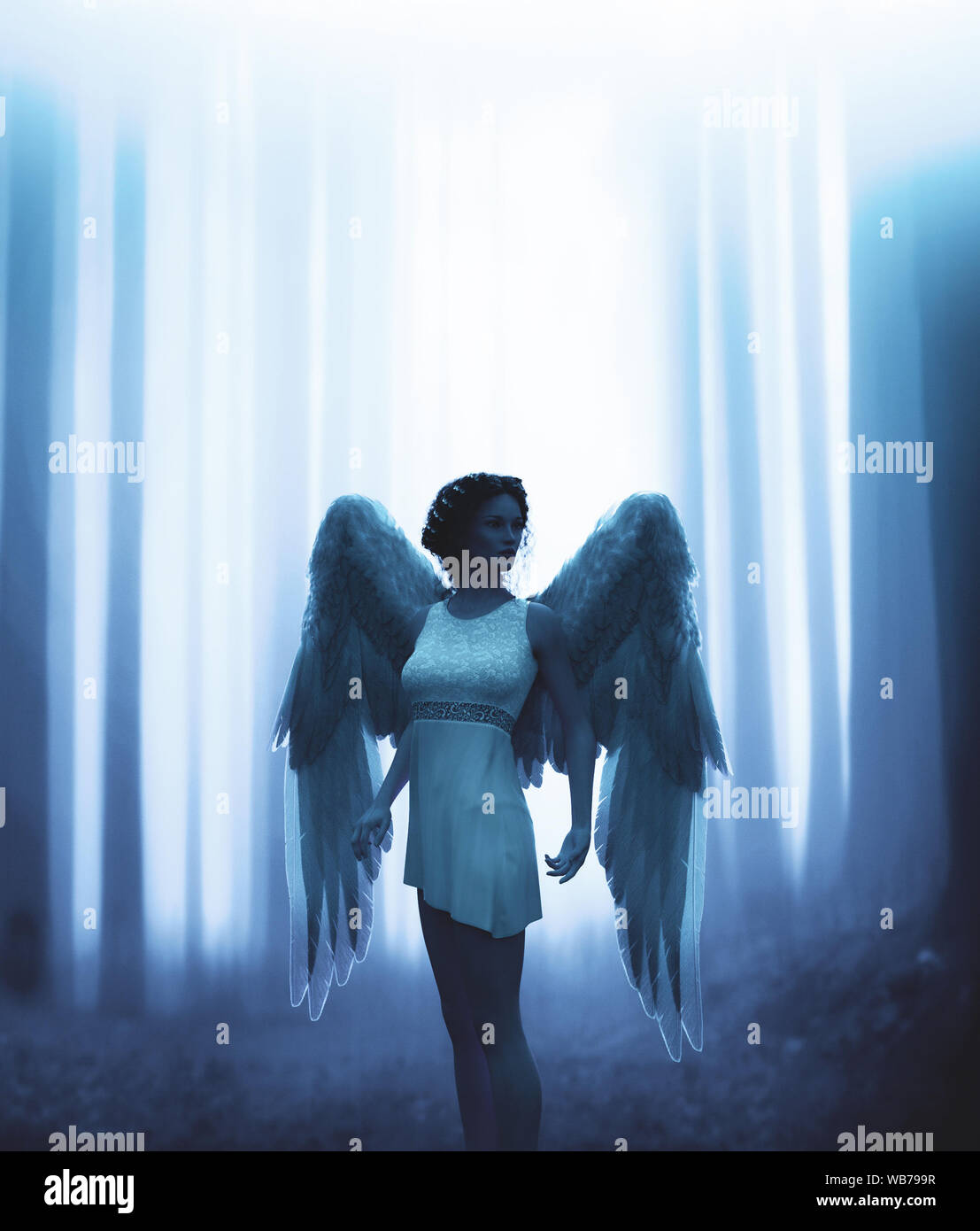3d surreal angel hi-res stock photography and images - Alamy
