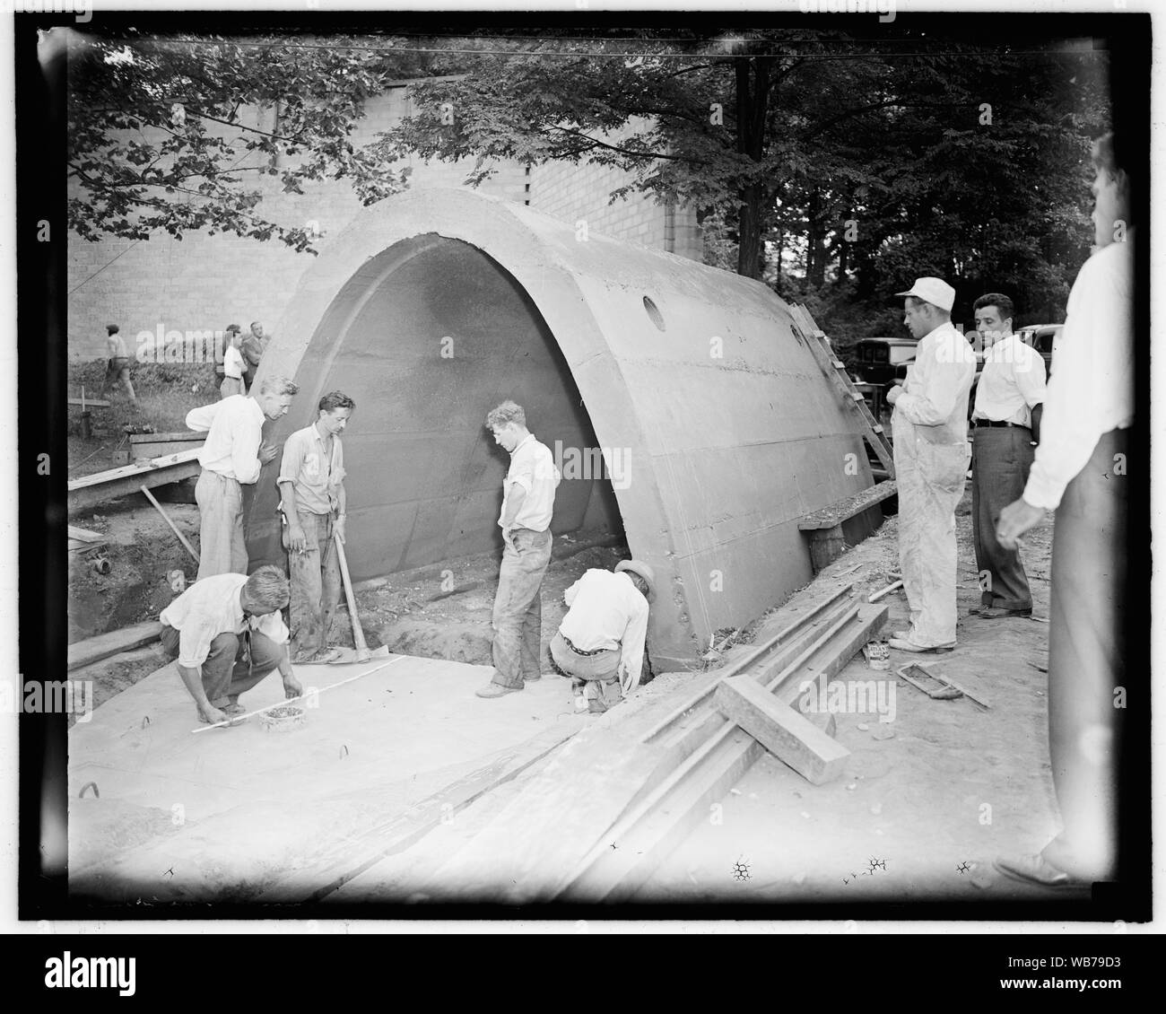 Finished pill-box fort Abstract/medium: 1 negative : glass ; 4 x 5 in ...