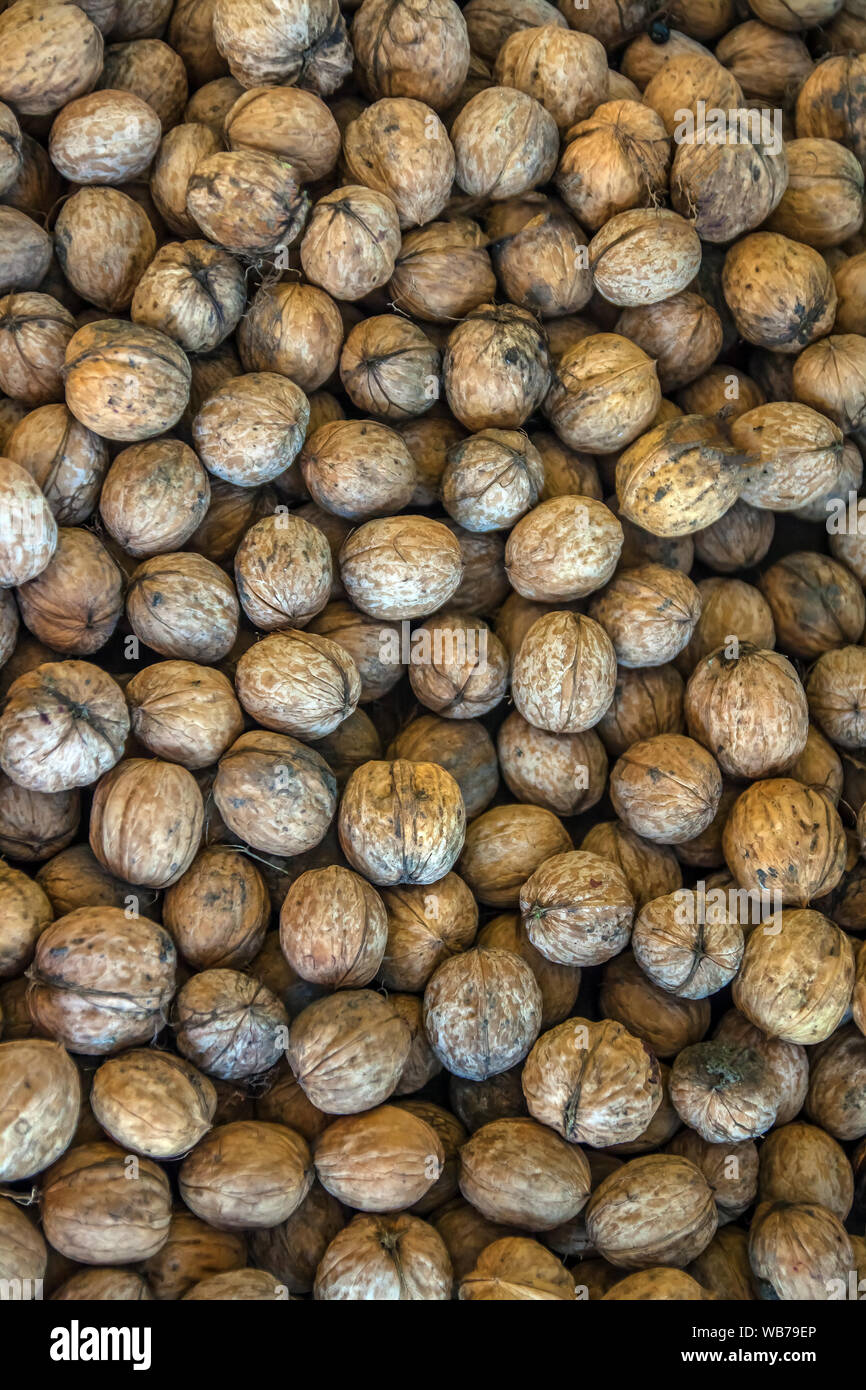 Natural walnut background pattern texture Abstract walnuts heap pattern ...