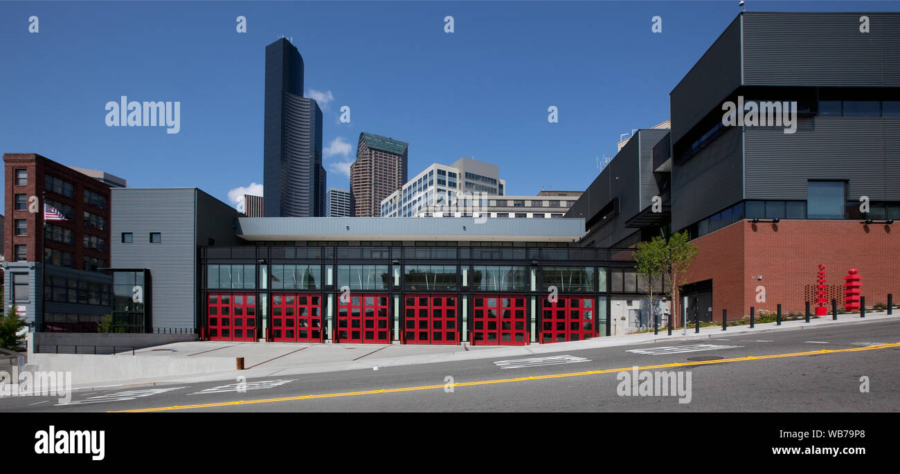 Fire Station, Seattle, Washingotn Stock Photo - Alamy