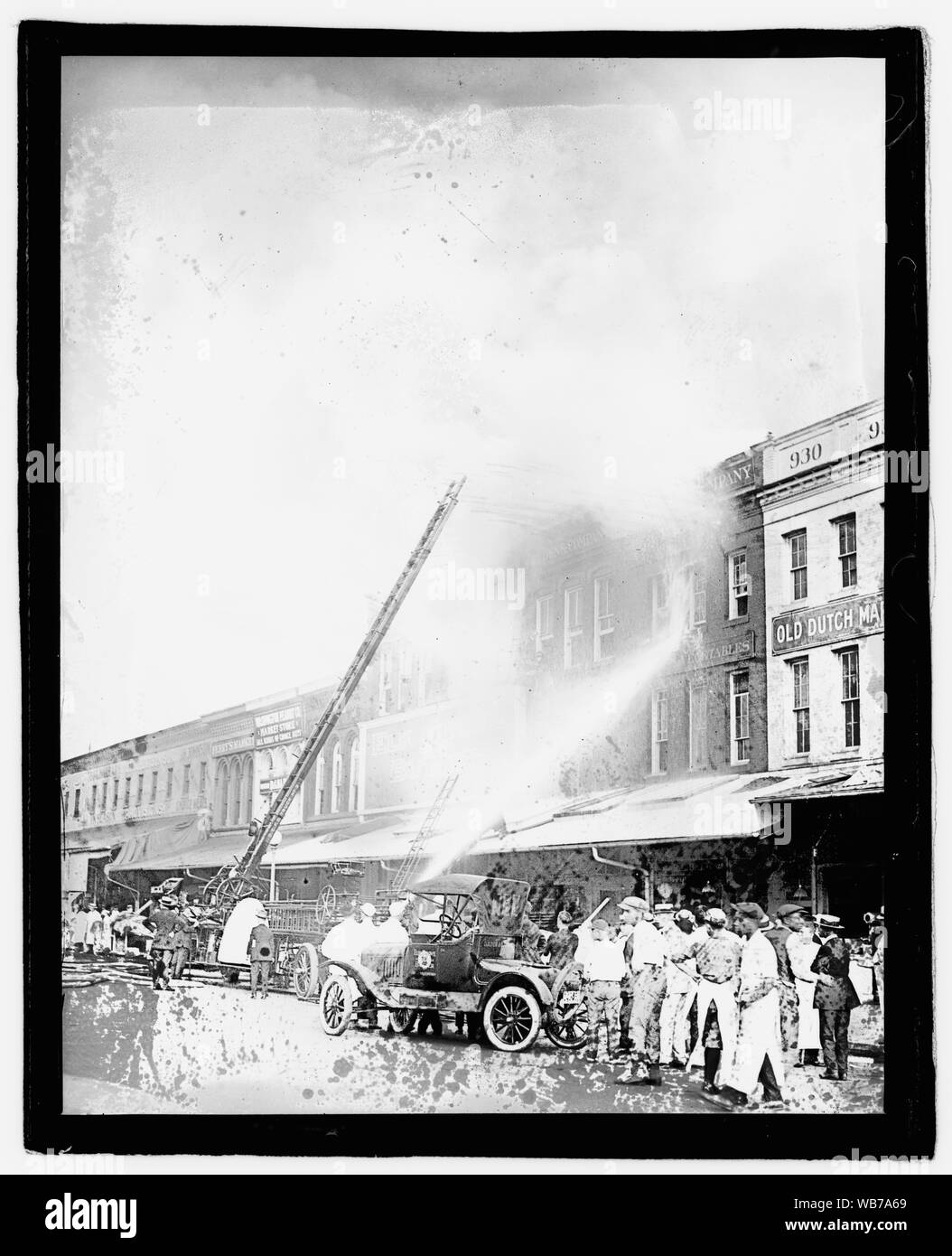 Firefighters fighting fire Abstract/medium: National Photo Company ...