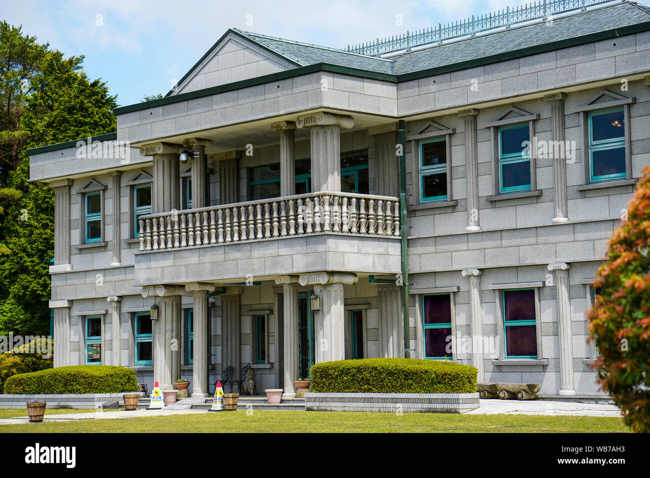 Hakone, Japan, 10th, May, 2018. The Lakeside Observation Building in ...