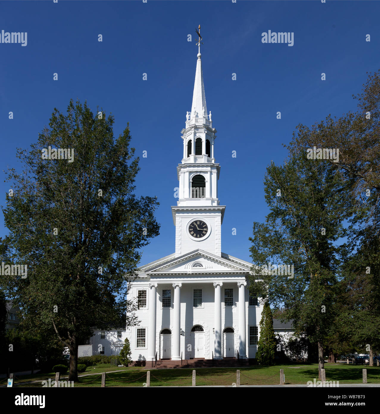 First Congregational Church of Old Lyme, Connecticut Stock Photo - Alamy