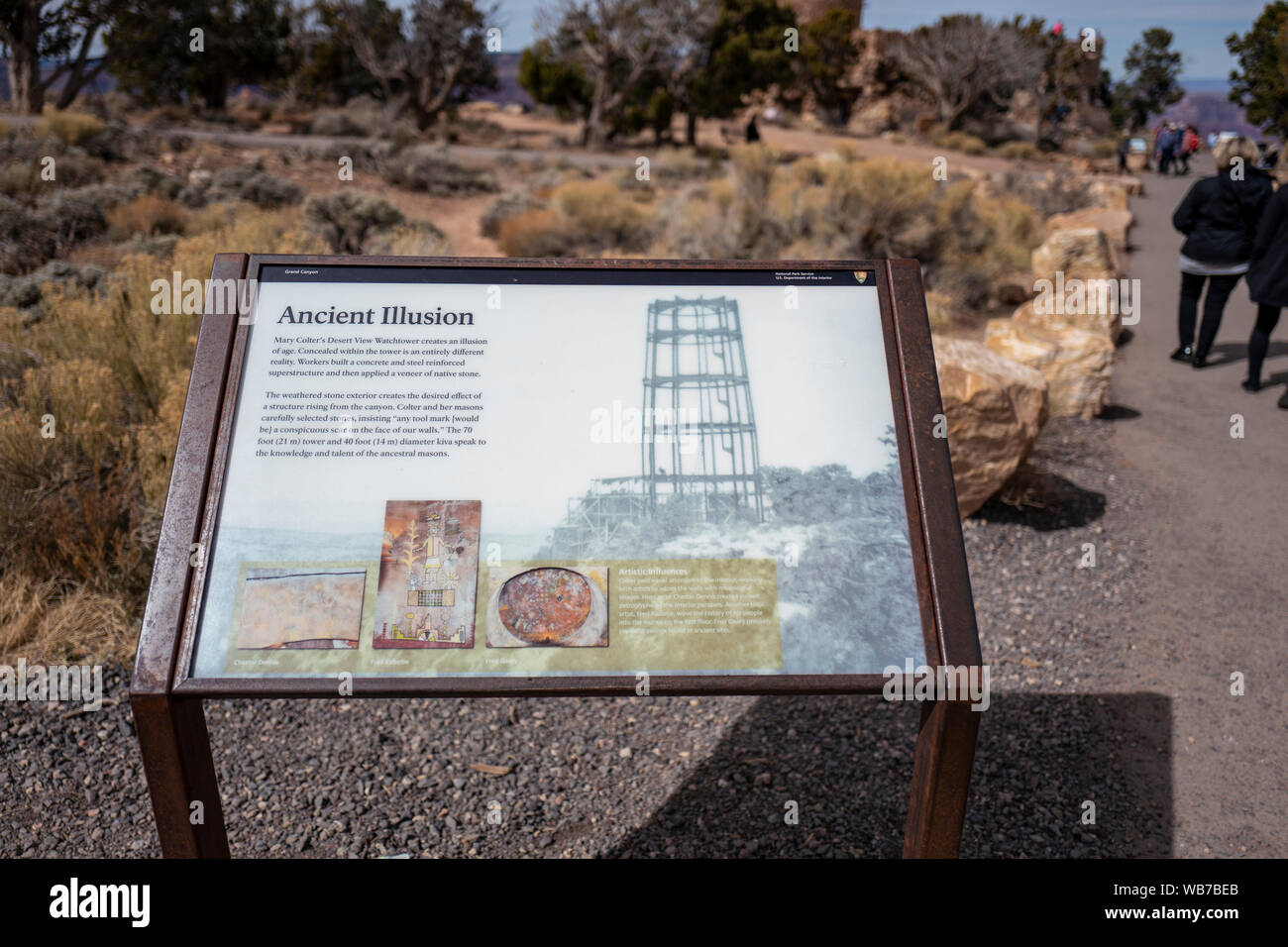 Desert view watchtower on the south rim hi-res stock photography and ...