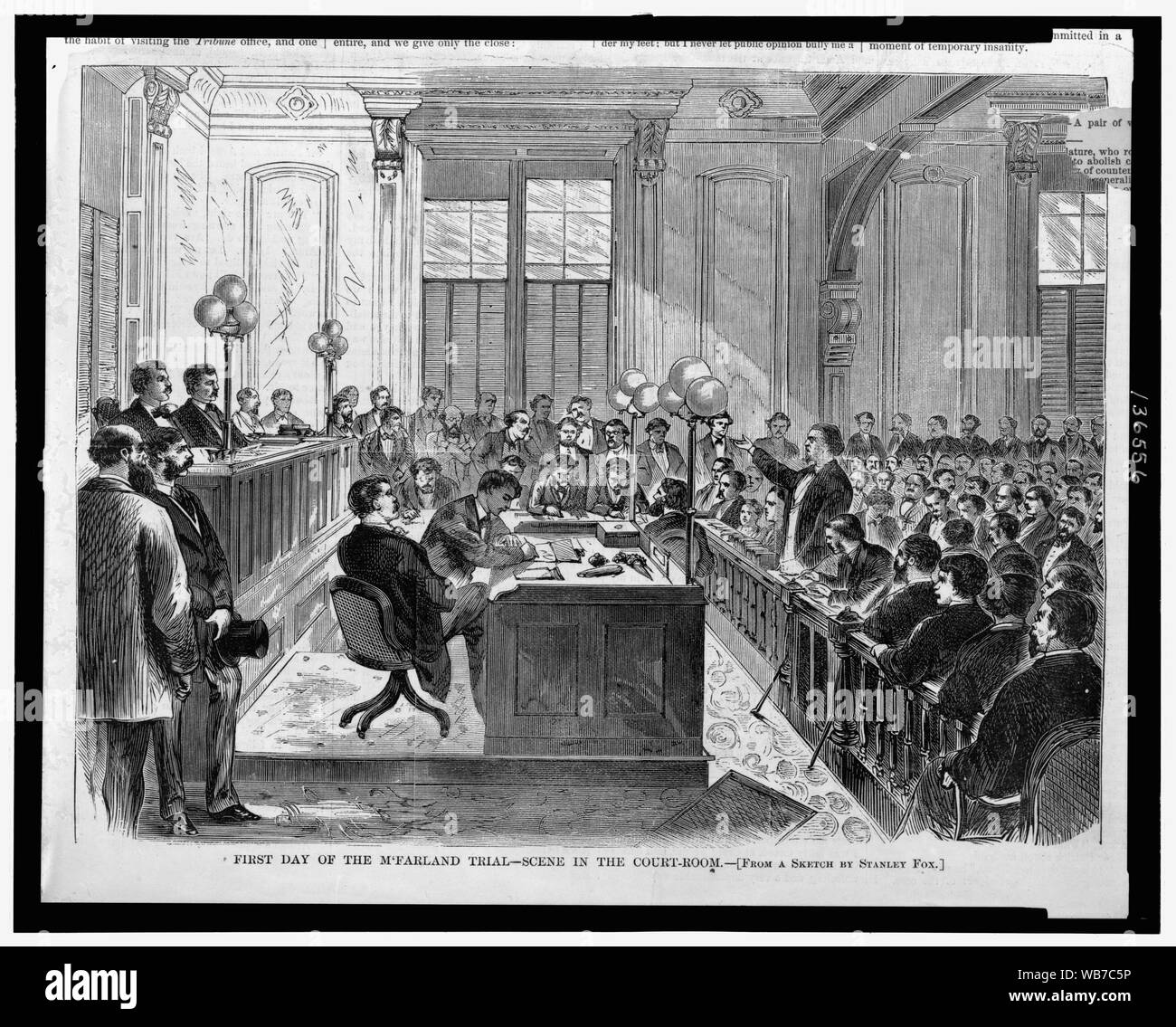 Classic Courtroom Scene