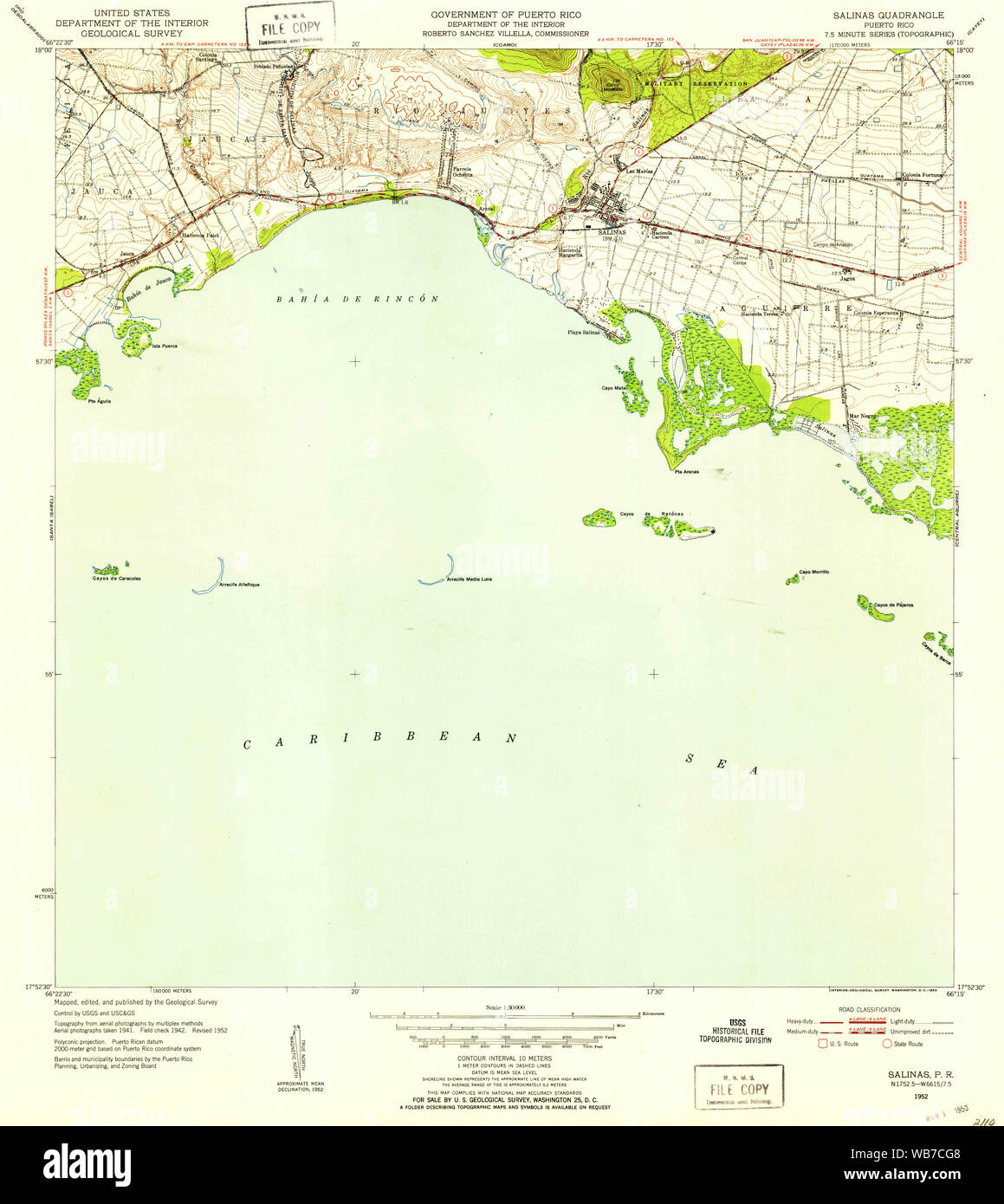 Topographic map puerto rico hi-res stock photography and images - Alamy