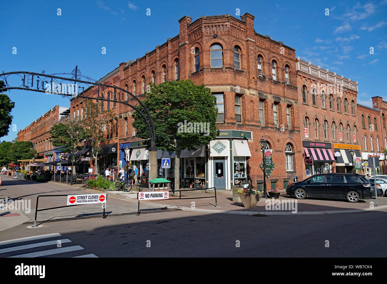 CHARLOTTETOWN, CANADA - AUGUST 2019: This old city on Prince Edward ...