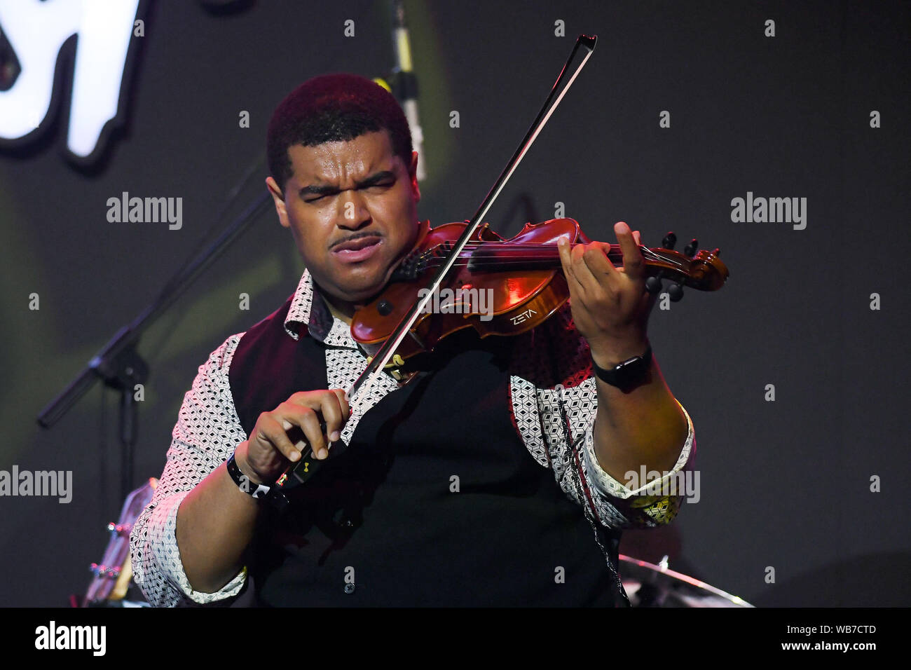 Rio de Janeiro, Brazil, June 7, 2019. Violinist Evan Garr during the ...
