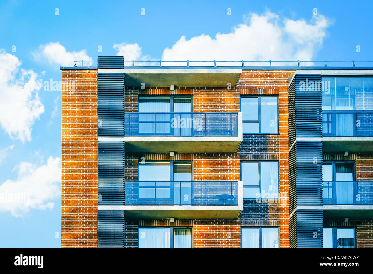Facade of modern luxury building exterior concept Stock Photo - Alamy