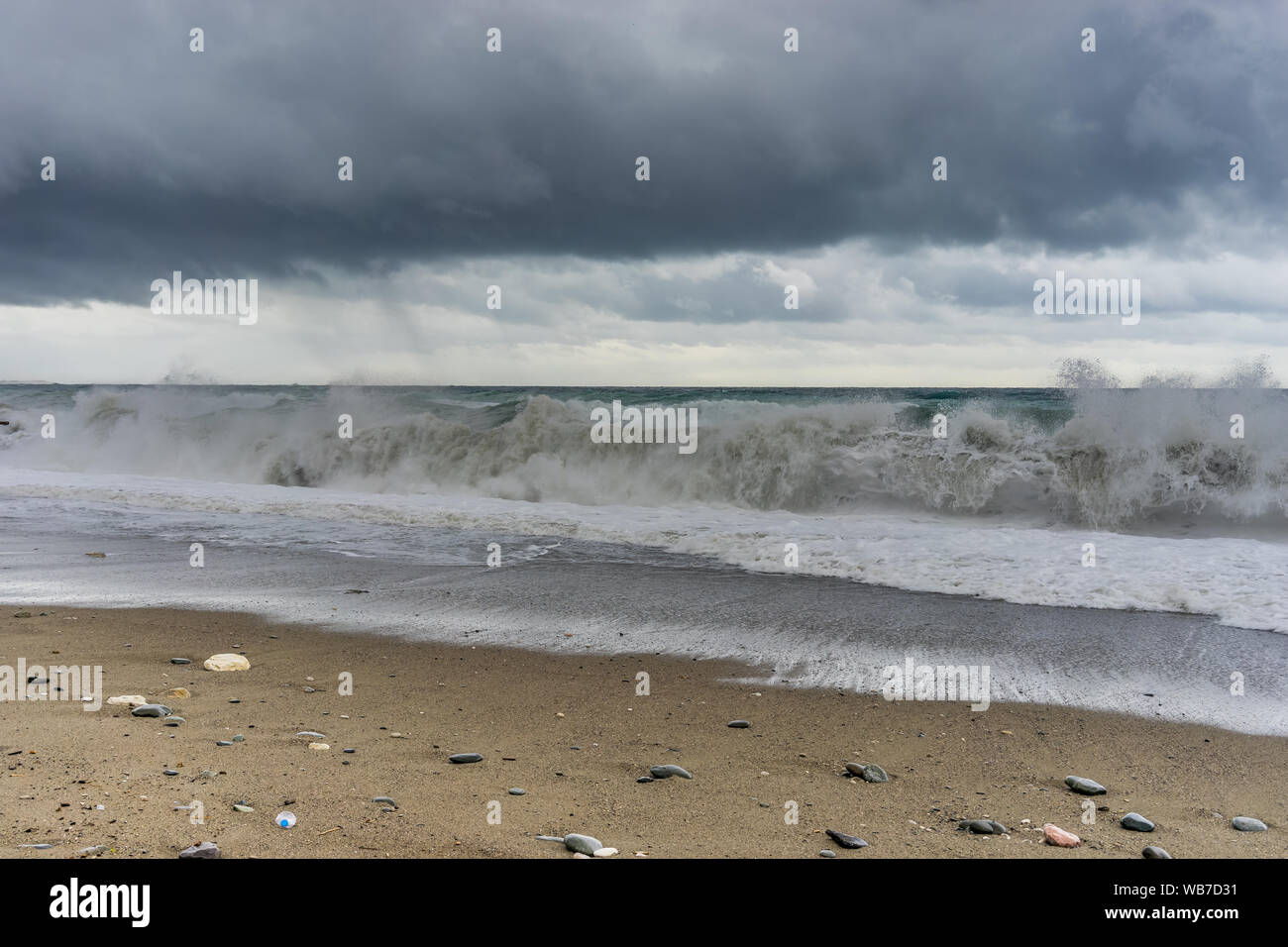 black sea storm, weather, beach, storm on the black sea Stock Photo - Alamy