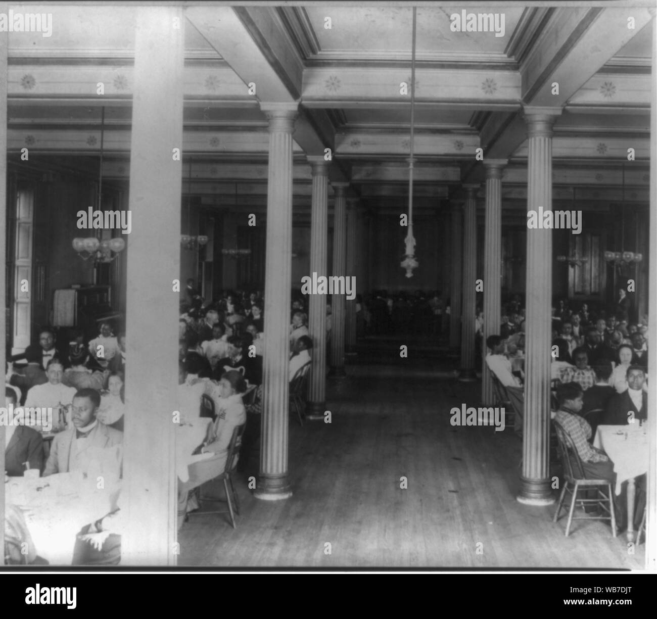 Fisk University, Nashville, Tenn., 1900 - dining hall Stock Photo - Alamy