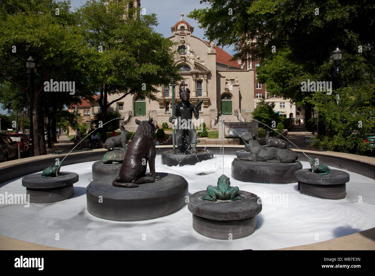 Five Points South Fountain, Birmingham, Alabama Stock Photo - Alamy