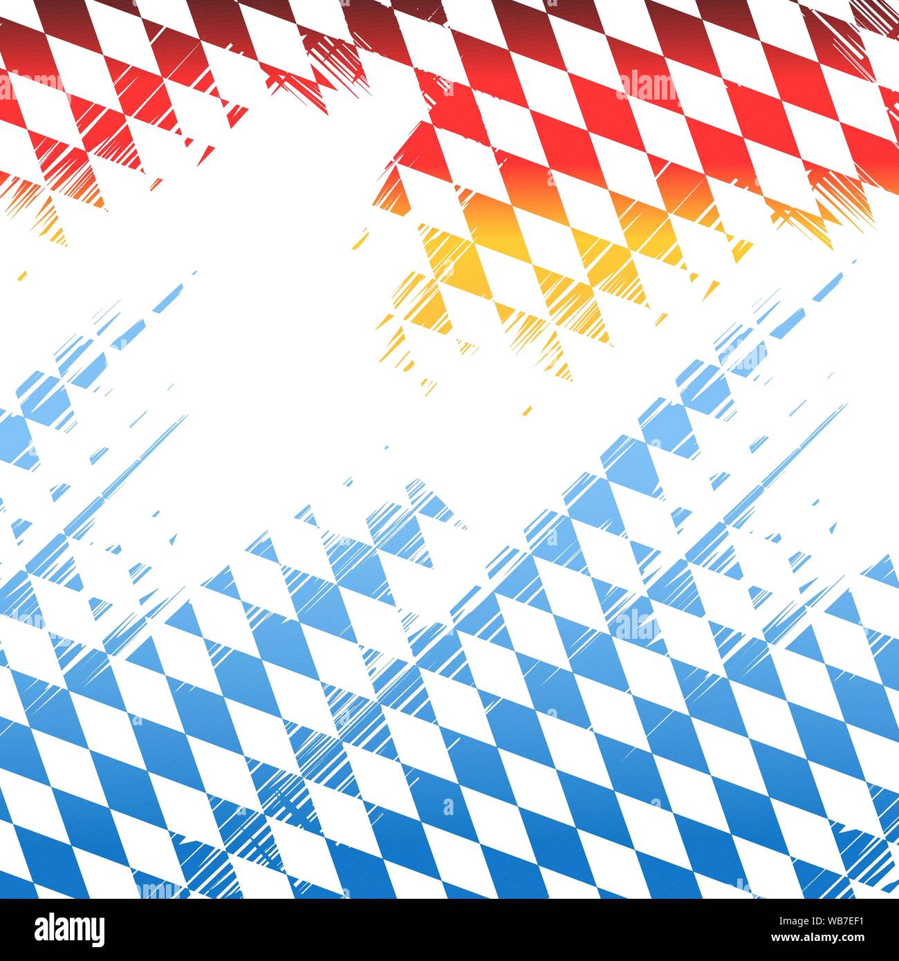 Bavaria and german flag colors abstract background. Vector illustration ...