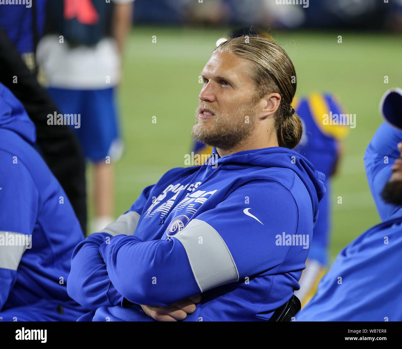 Los Angeles, CA., USA. 24th August, 2019. Los Angeles Rams outside ...
