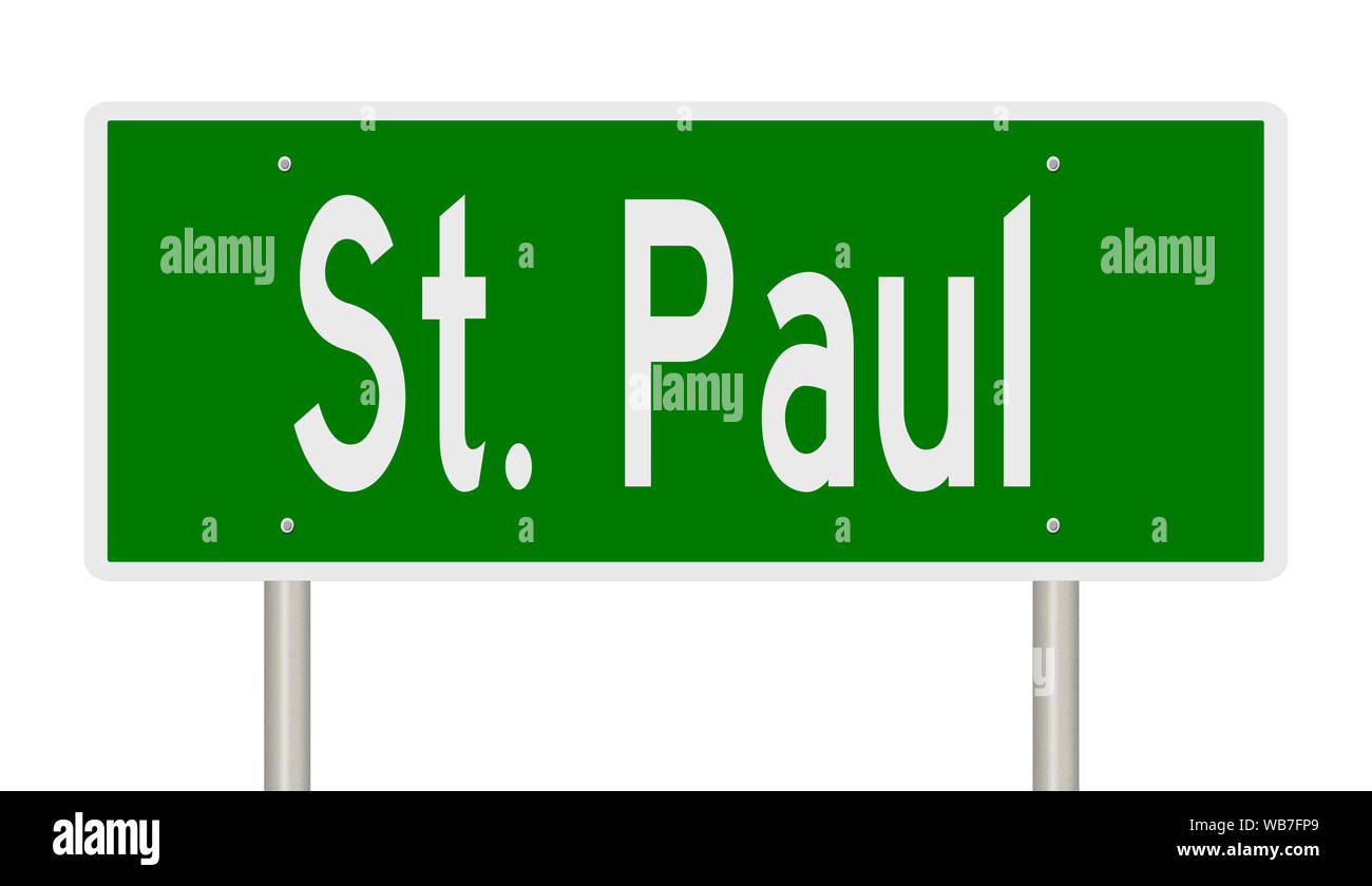Saint paul city minnesota illustration hi-res stock photography and ...