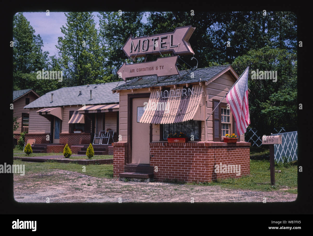 Flint side motel office hi-res stock photography and images - Alamy