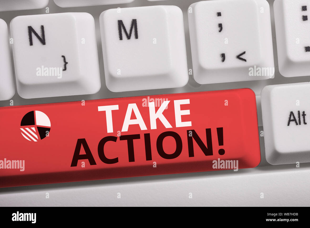 Word writing text Take Action. Business photo showcasing do something ...