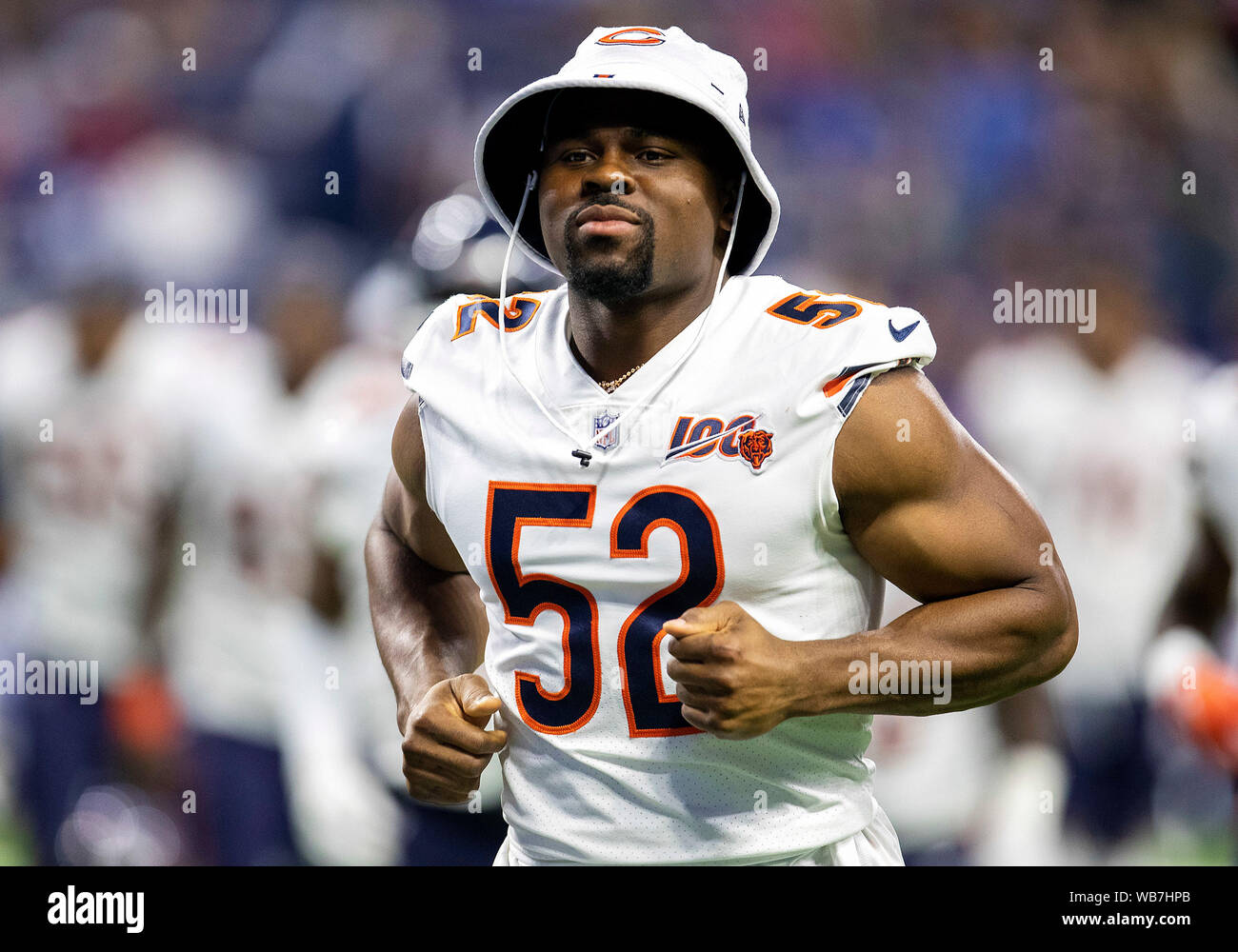 Indianapolis, Indiana, USA. 24th August, 2019. Chicago Bears linebacker ...