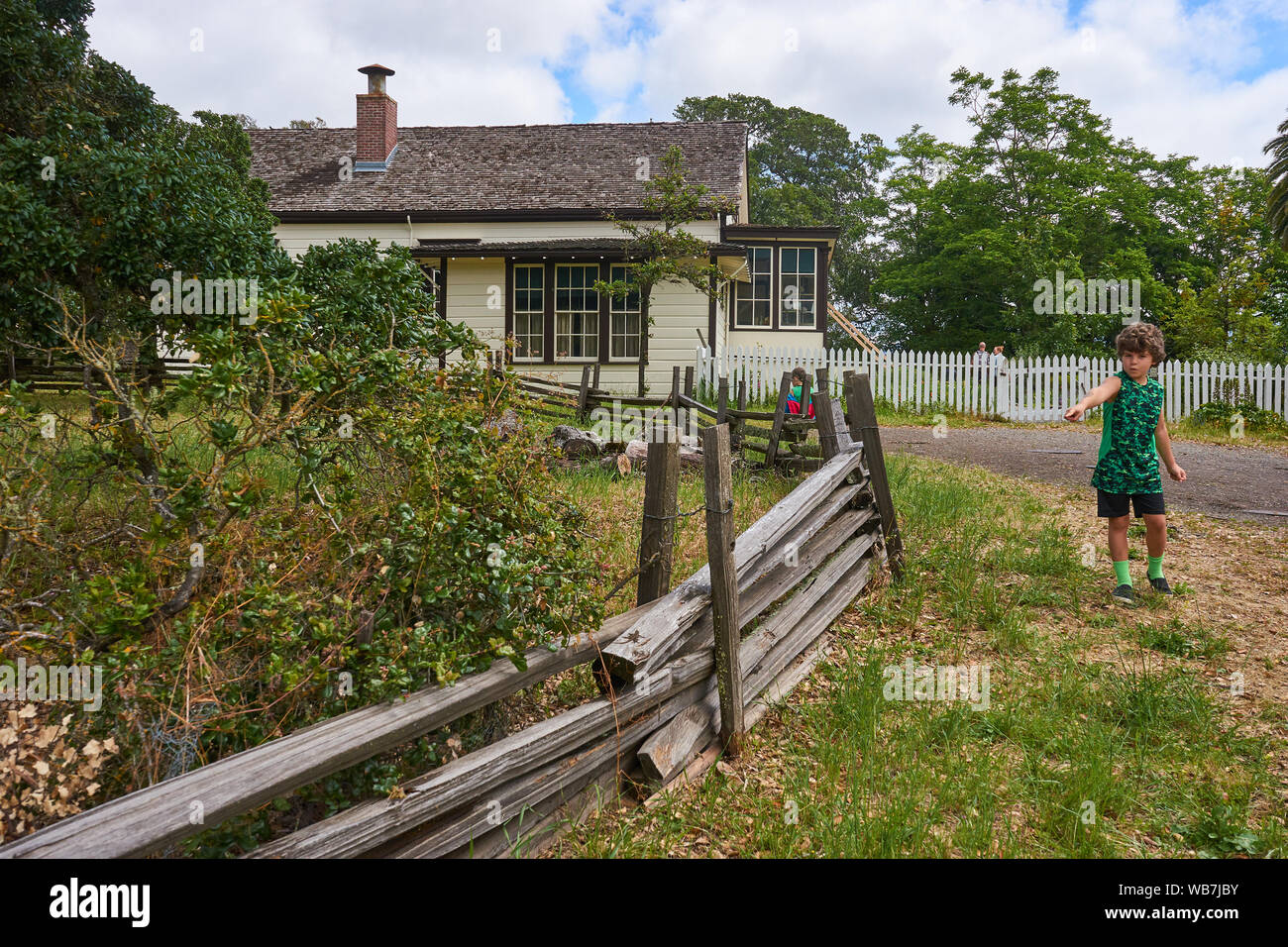 A cottage at the ranch and historic landmark at Jack London State ...