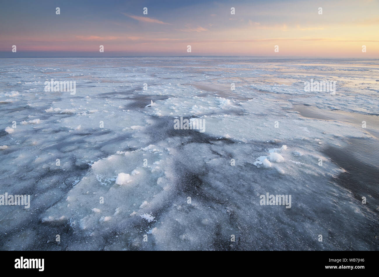 Winter landscape. Composition of nature Stock Photo - Alamy