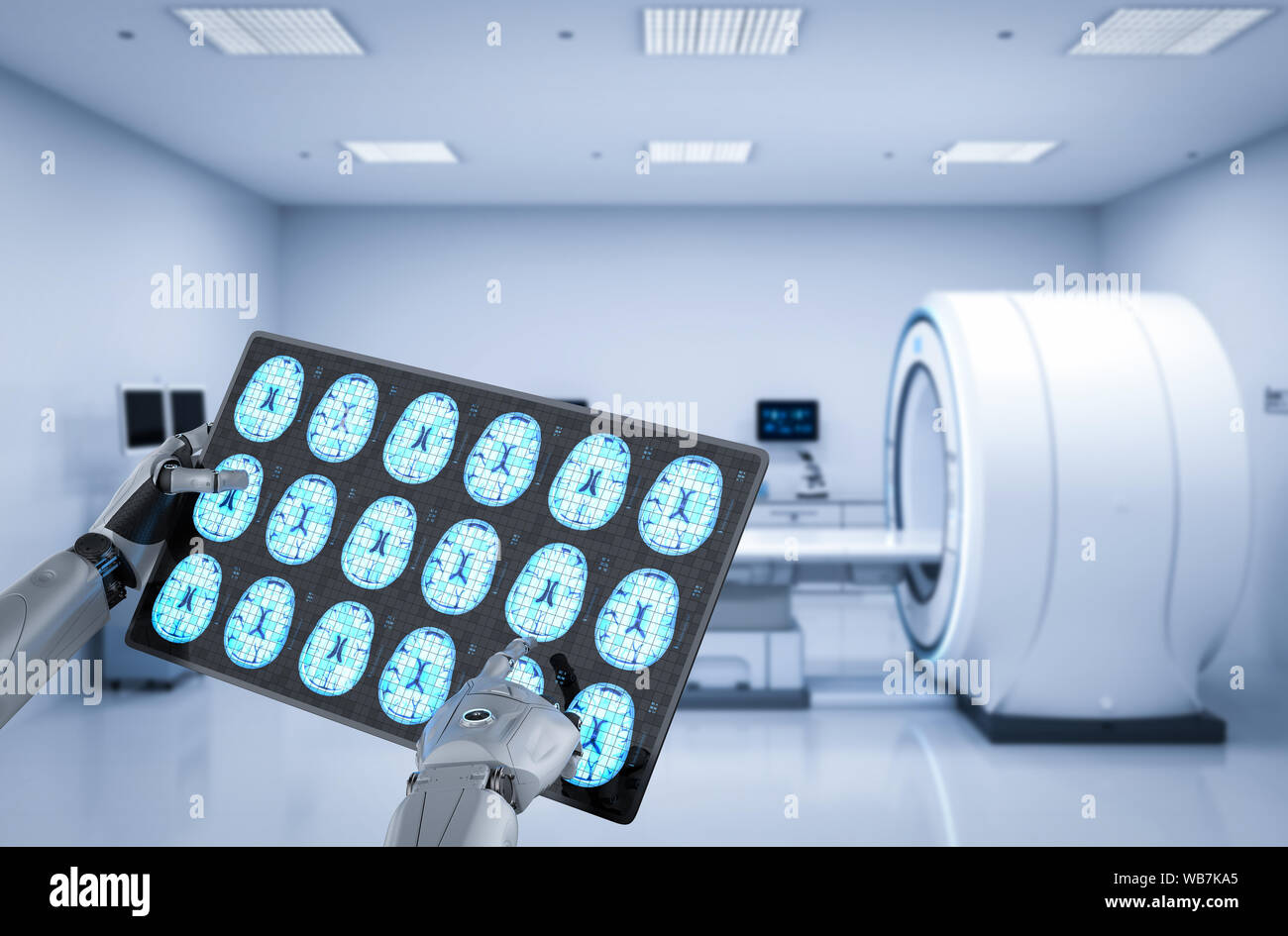 Brain scan ai analysis hi-res stock photography and images - Alamy