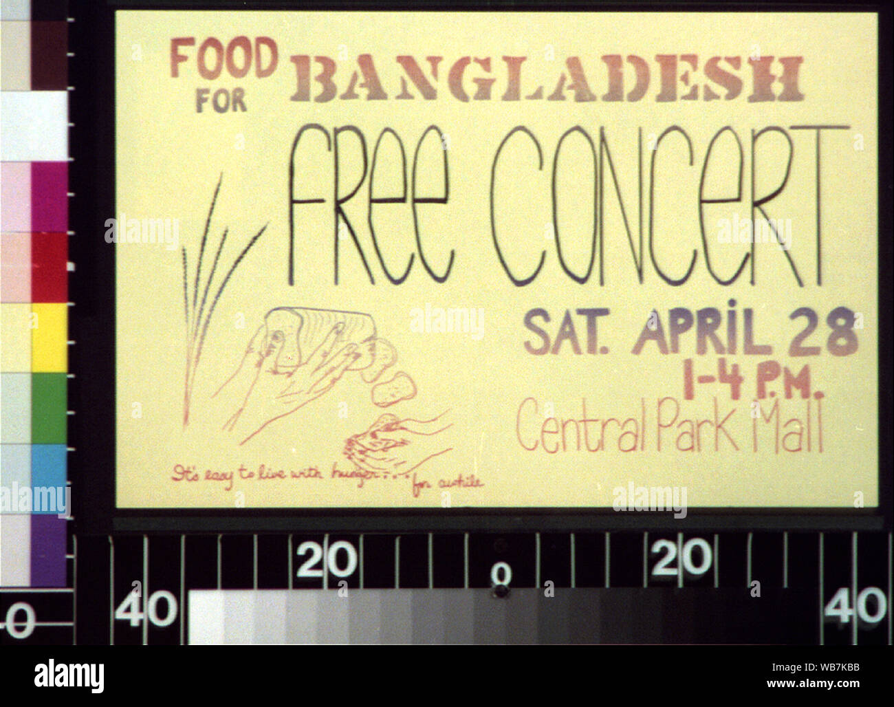 The concert for bangladesh poster hi-res stock photography and images ...