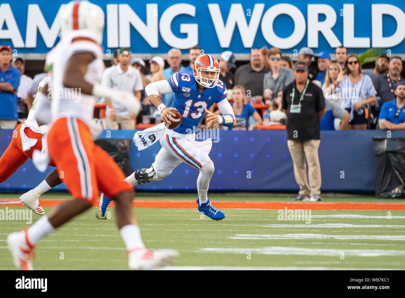 Miami fl hurricanes florida gators hi-res stock photography and images ...