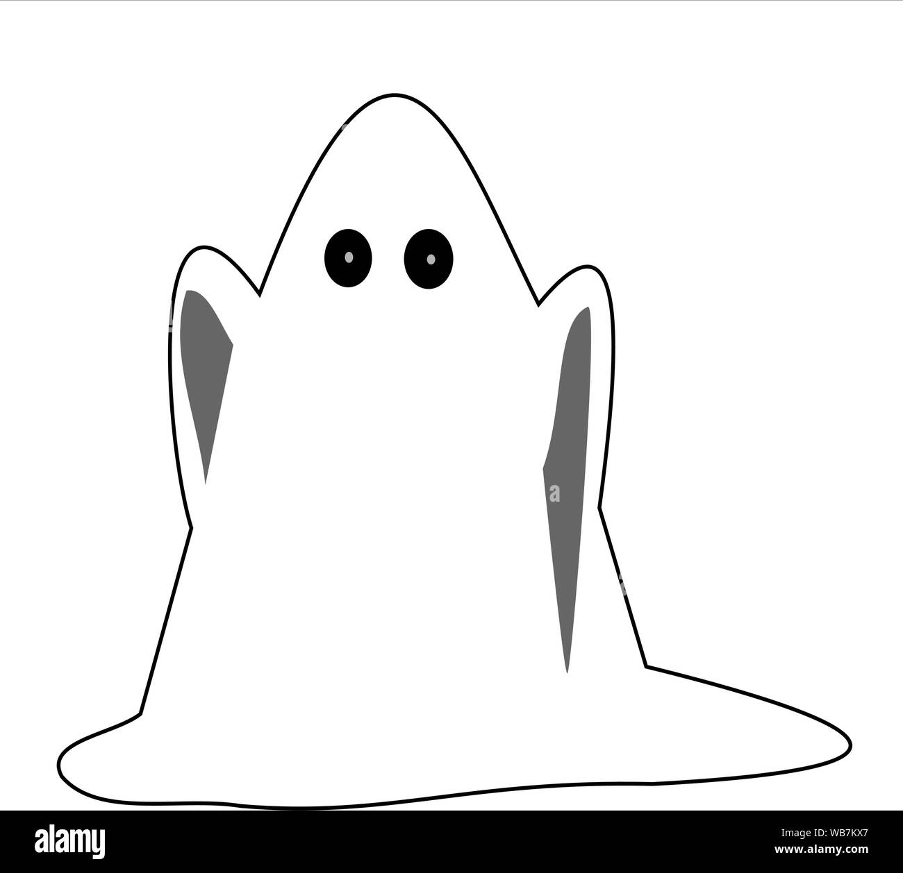 Scary ghostly figure Cut Out Stock Images & Pictures - Alamy