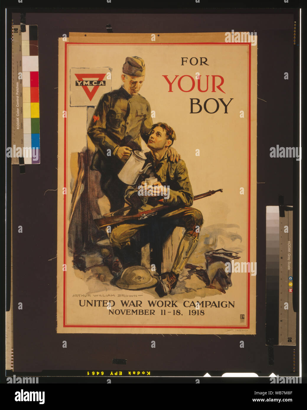 For your boy Abstract: Y.M.C.A. poster for the United War Work Campaign ...