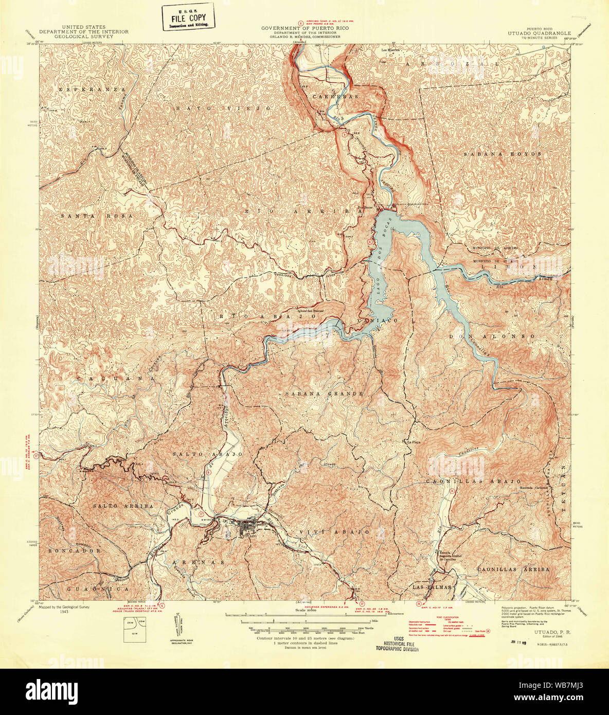 Topographic map puerto rico hi-res stock photography and images - Alamy