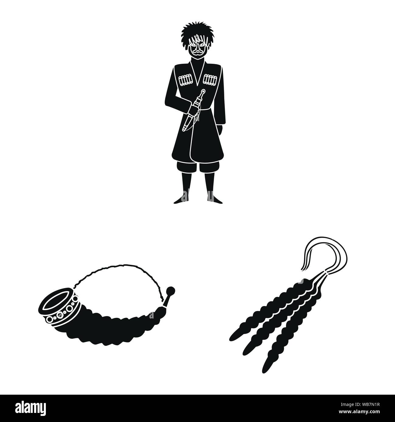 Vector illustration of heritage and originality logo. Set of heritage ...