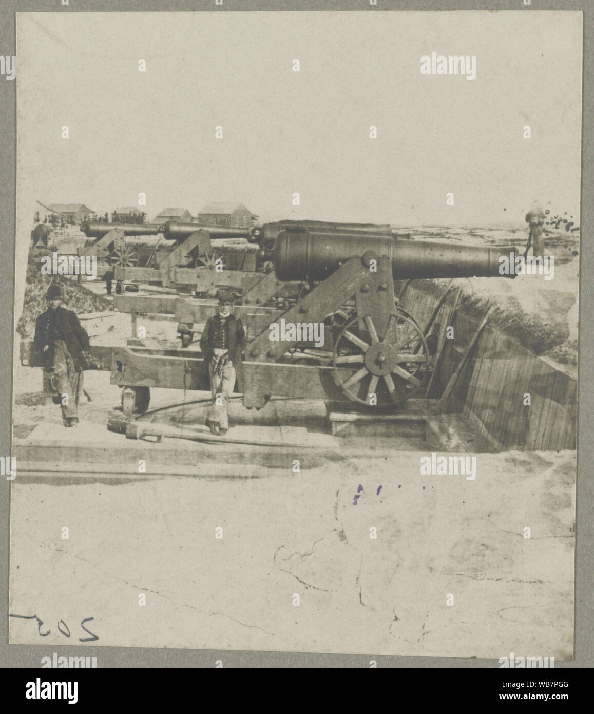 Fort Beauregard, Bay Point, S.C. Nov. 1861 Abstract: Photograph shows a ...