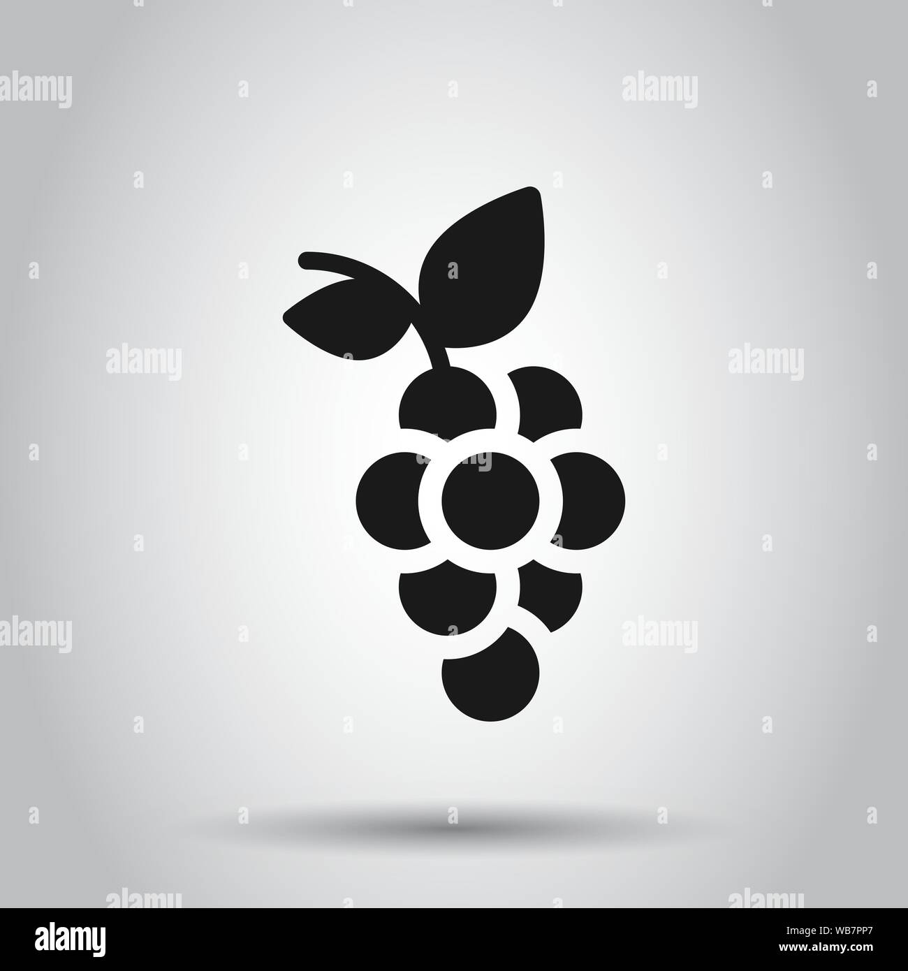 Ripe grapes vitis vinifera Stock Vector Images - Alamy