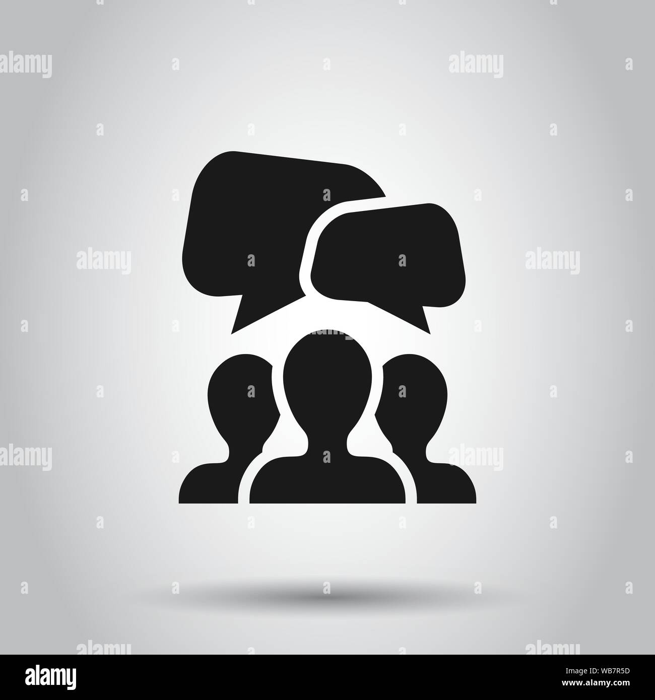 Speaking vector vectors Stock Vector Images - Alamy