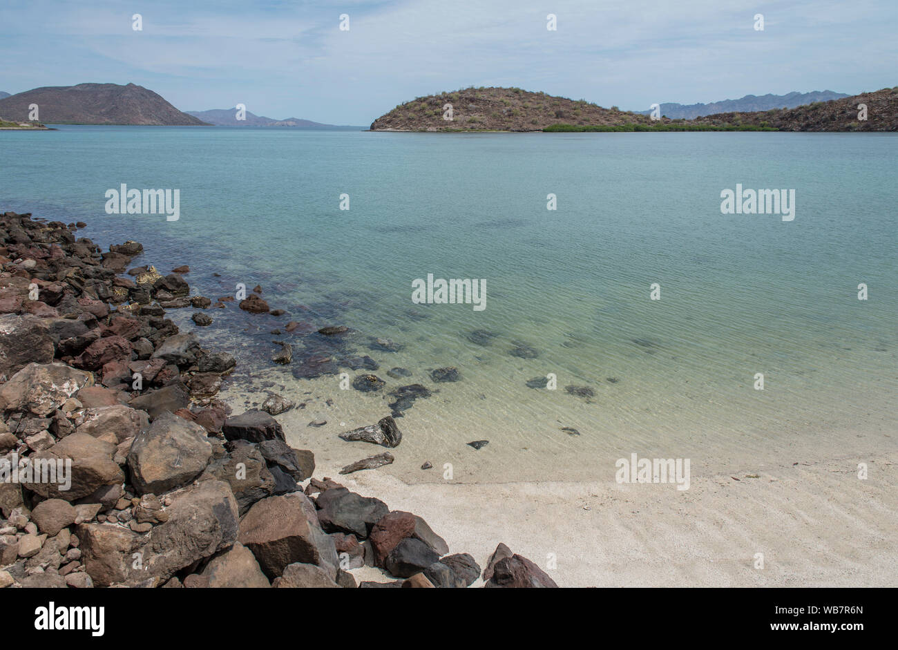 Peaceful and Beautiful BAHIA CONCEPCION or Conception Bay, in the Baja ...