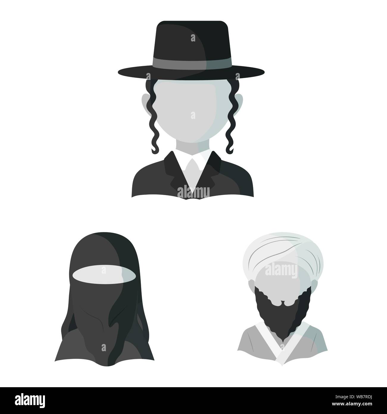 Isolated object of person and culture icon. Collection of person and ...