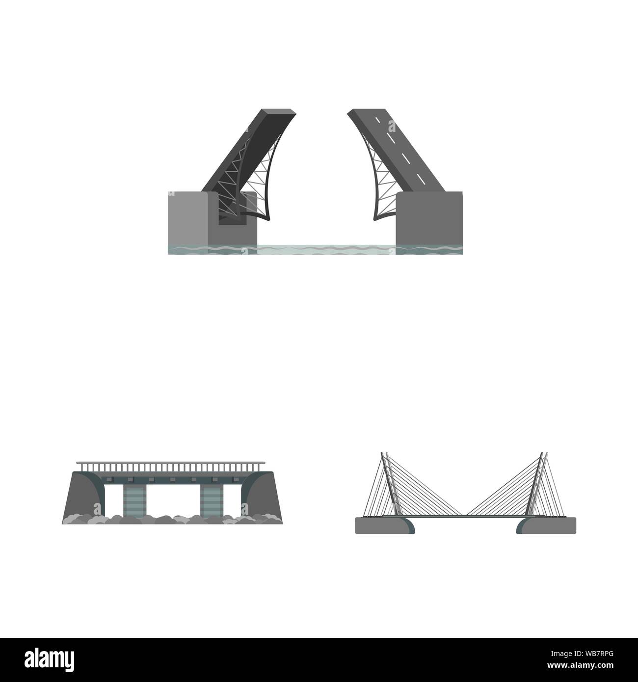 Vector illustration of design and construct symbol. Set of design and ...