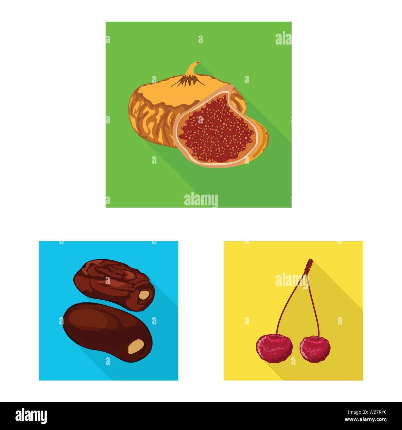 Sliced and dried fruit Stock Vector Images - Alamy