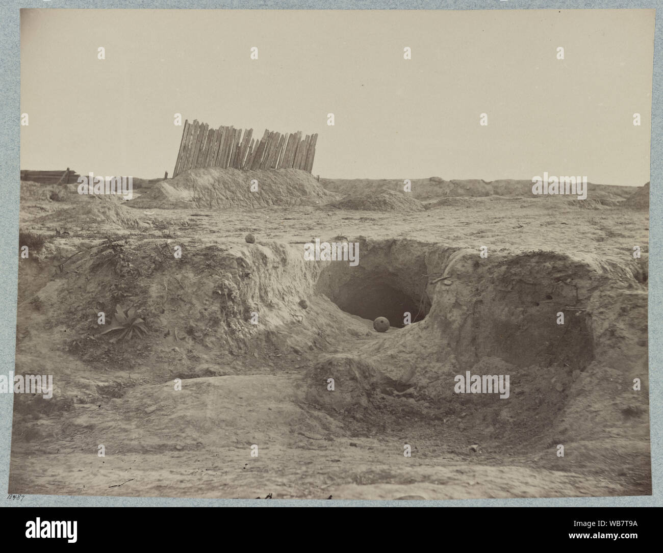 Fortifications on the Petersburg lines Stock Photo - Alamy