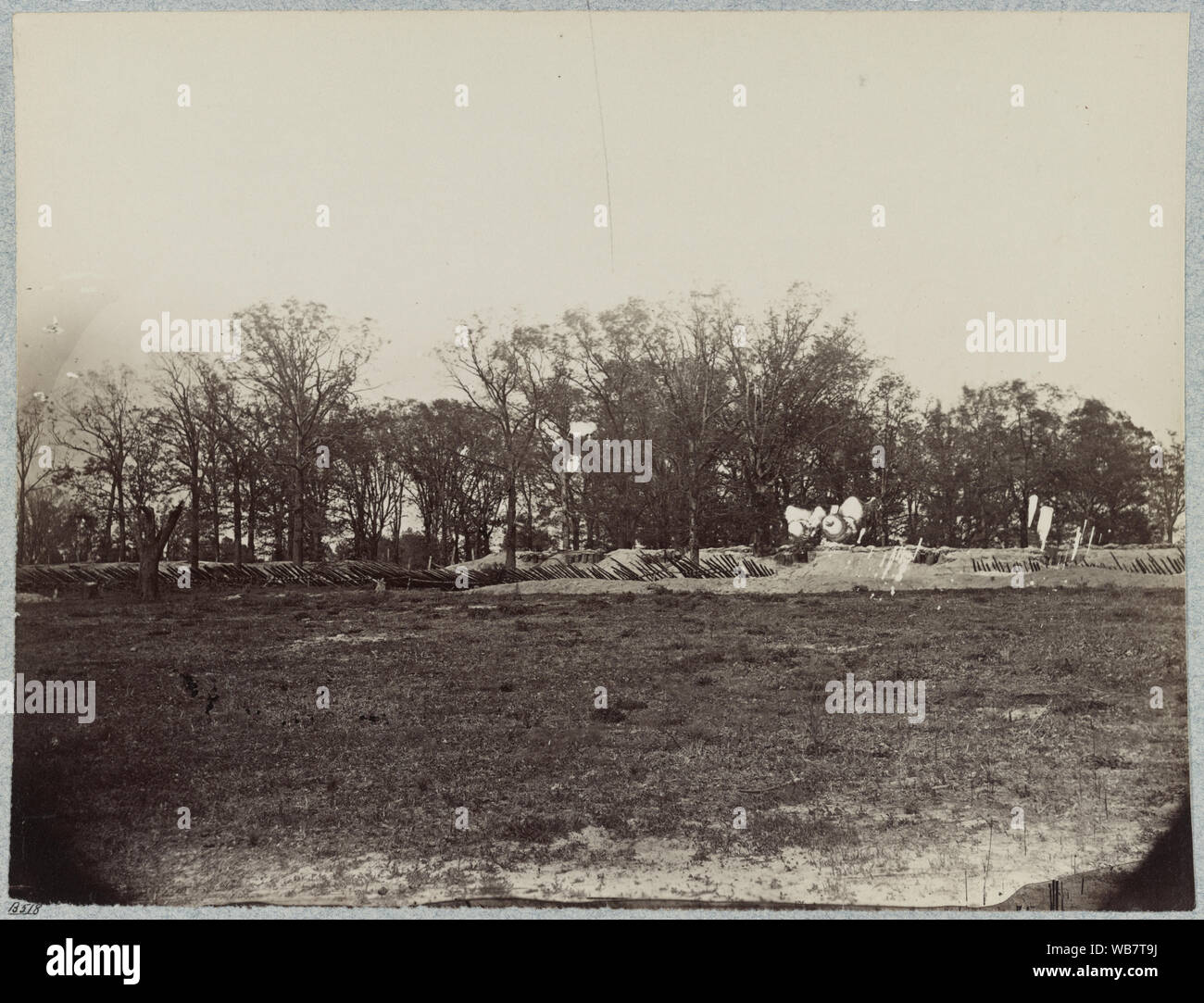 Fortifications on the Petersburg lines Stock Photo - Alamy