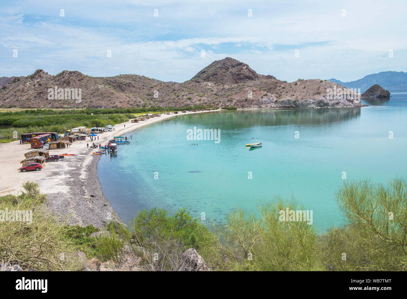 Peaceful and Beautiful BAHIA CONCEPCION or Conception Bay, in the Baja ...