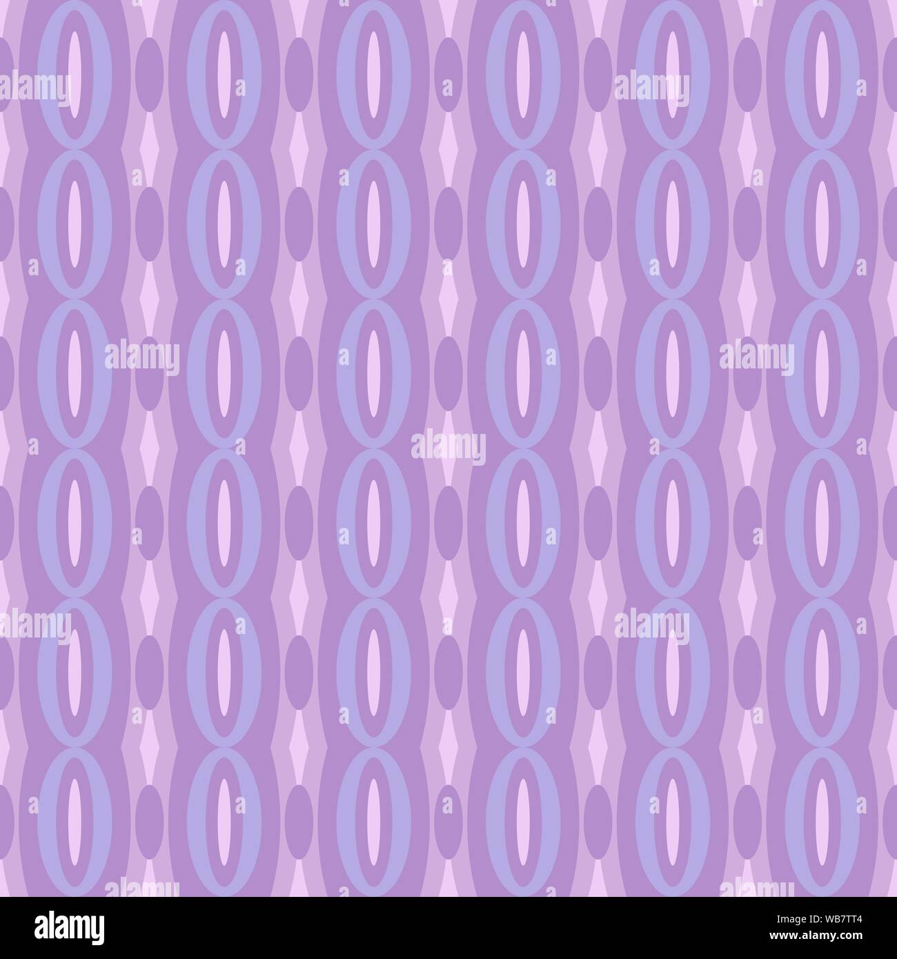 Abstract flat seamless pattern with oval chains. Timeless simple vector ...