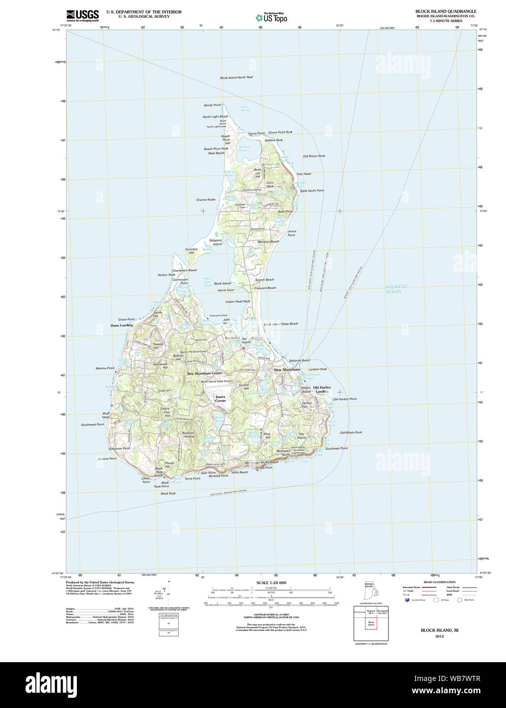 Rhode island block island Cut Out Stock Images & Pictures - Alamy